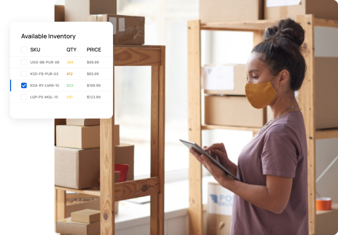 Multi-status, multi-location inventory